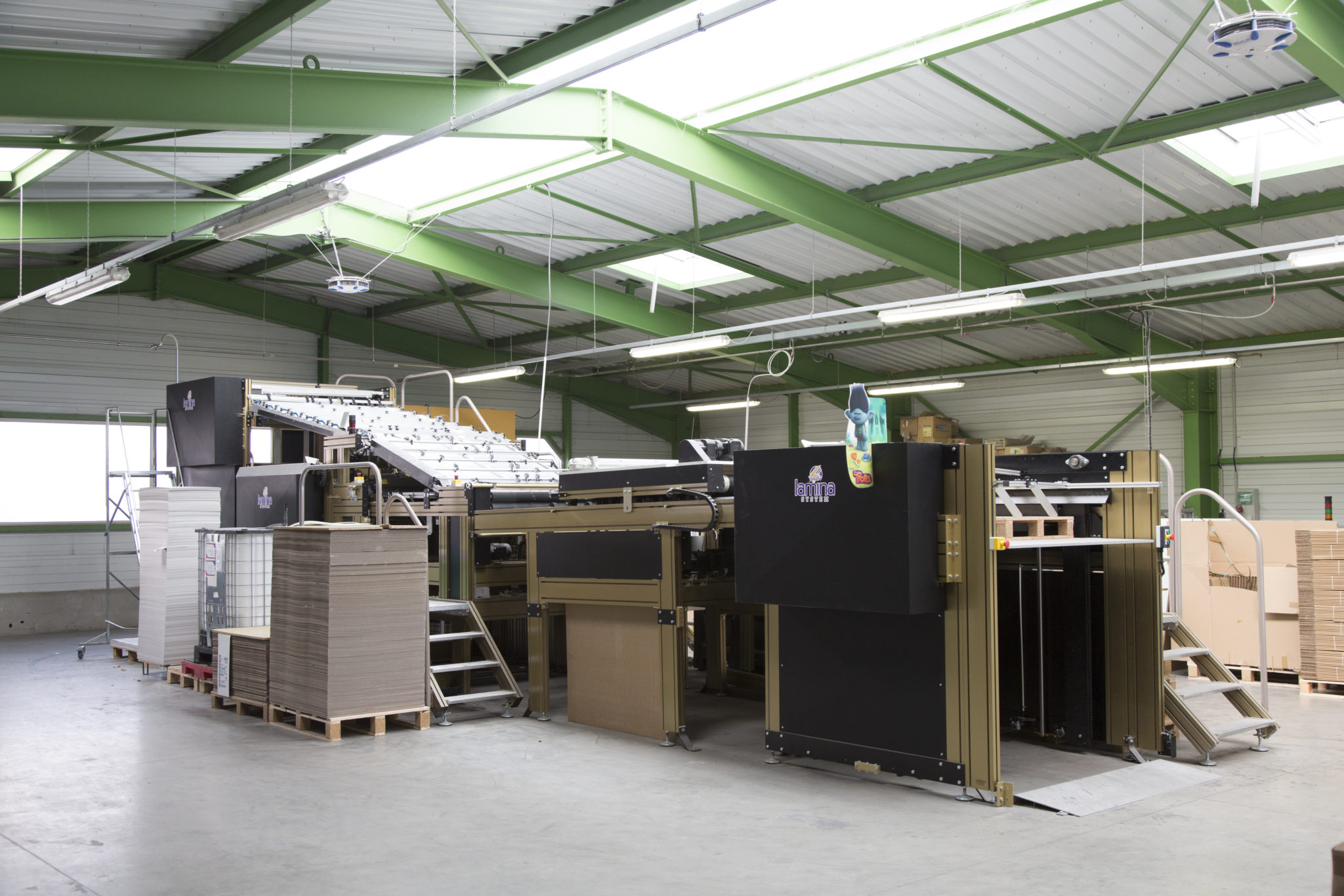 Le parc machines - Cartonnage Marcoux